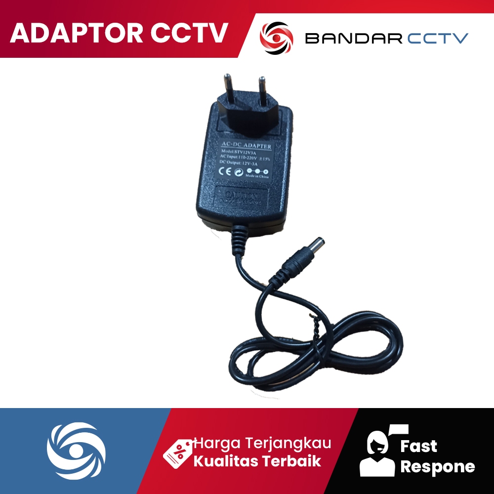 Jual Adaptor CCTV 3A 12V (3 Ampere 12 Volt) | Shopee Indonesia