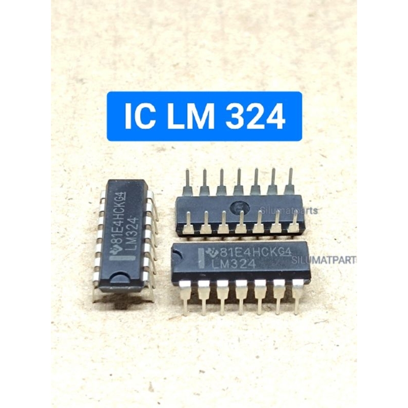 Jual LM324 / IC LM 324 / LM324 LOW POWER QUAD Op AMPLIFIER | Shopee Indonesia