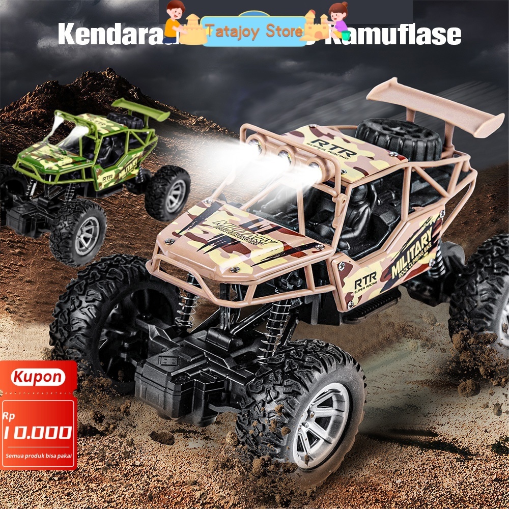 Jual Tatajoy Mobil Remote Control Alloy Off-Road Car Mainan RC Mobil Climbing Car 2WD Powerful ...