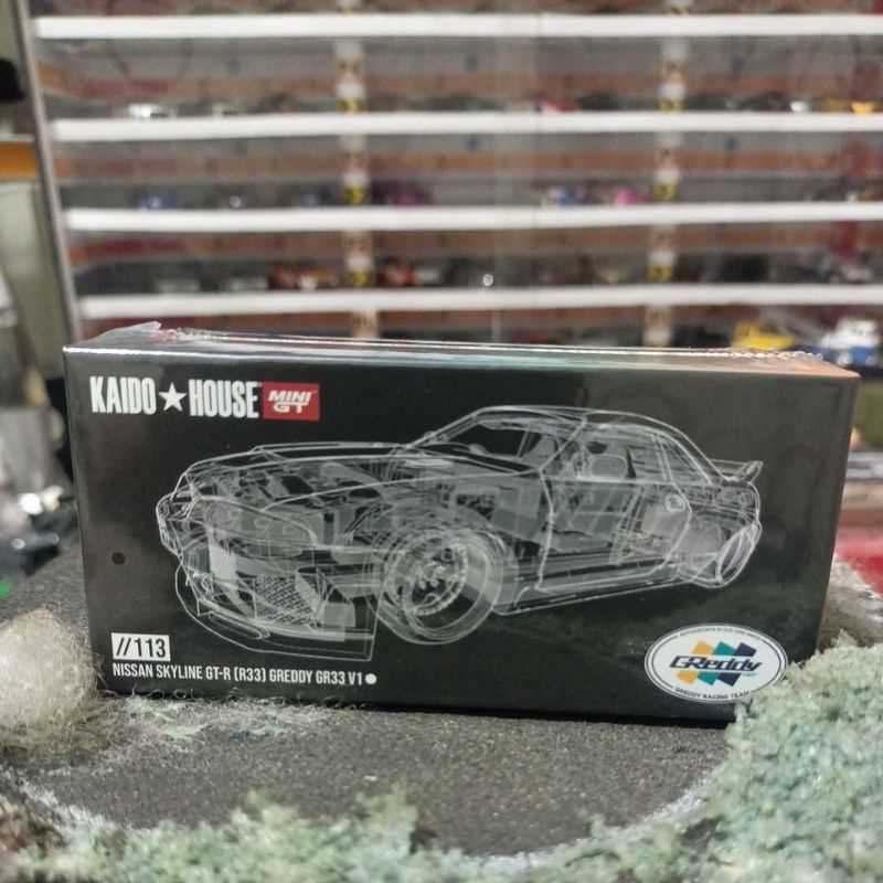 Jual Mini GT#113 Kaido House Nissan Skyline GT-R (R33) Greddy GR33 V1 | Shopee Indonesia