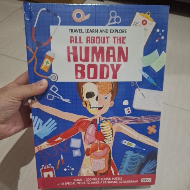 Jual travel, learn, and explore all about the human body book | Shopee ...