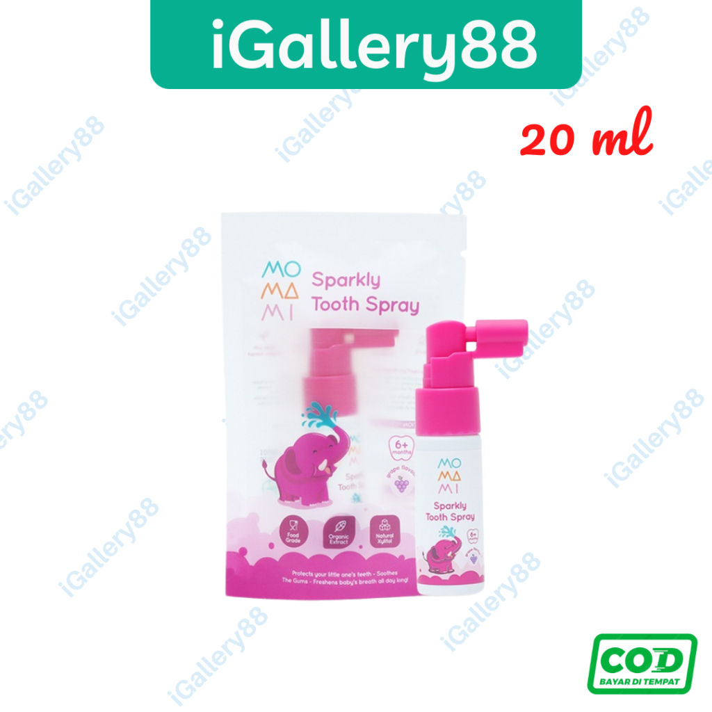 Jual Momami Sparkly Tooth Spray 20ml - Semprotan Perawatan Gigi Anak ...