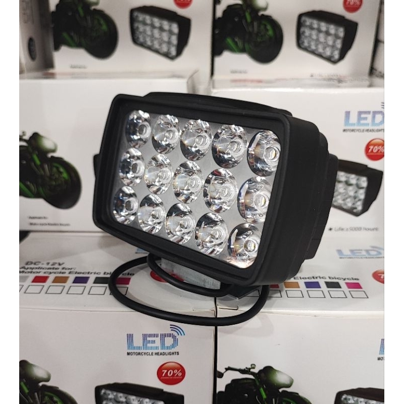 Jual LAMPU TEMBAK SOROT LAMPU LED BAR LASER GUN CREE MOTOR MOBIL LASERGUN 15 MATA 12WATT ...