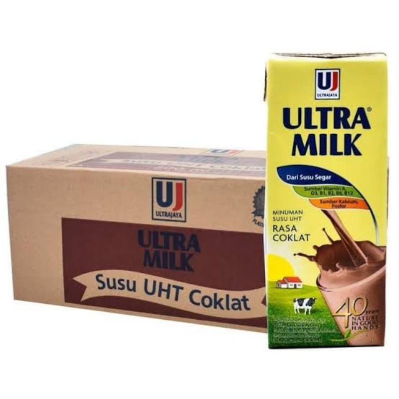 Jual Ultra Milk 250 Coklat 24 Pcs/Dos | Shopee Indonesia
