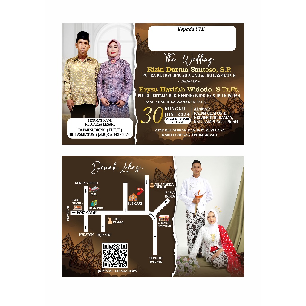 Jual Keplek / Kartu Punjungan 2 sisi (Bolak-Balik) | Shopee Indonesia