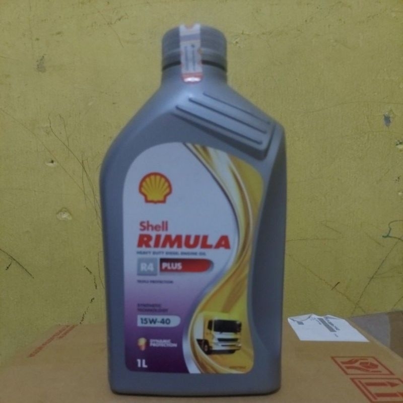 Jual Shell Rimula R4 Plus SYNTHETIC TECHNOLOGY 15W-40 1L | Shopee Indonesia