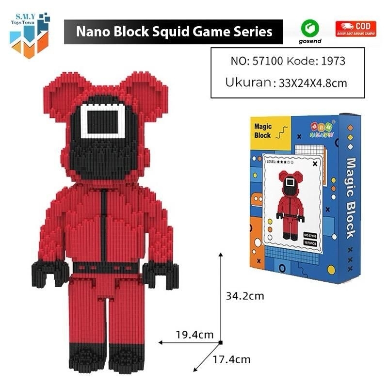 Jual TSC Nano Block Squid Game Series 57098 - 103 Bricks Education Nano ...