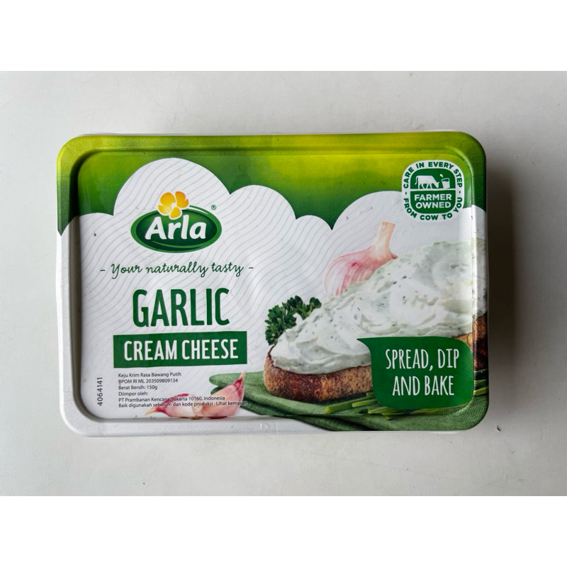 Jual Arla Garlic Cream Cheese 150g | Shopee Indonesia