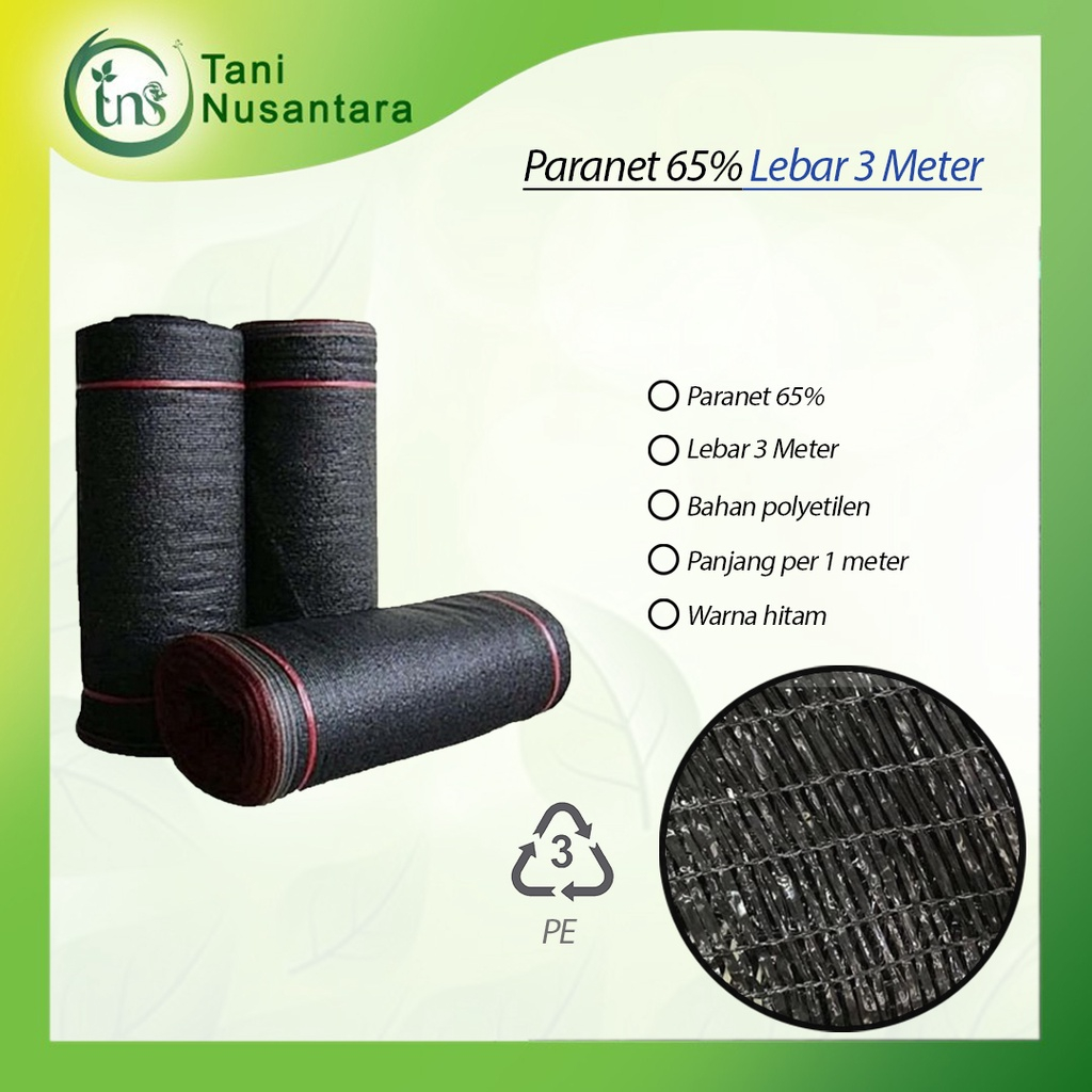 Jual Paranet Tanaman 65% 3m x 1m – Jaring Anti Panas untuk Pertanian ...