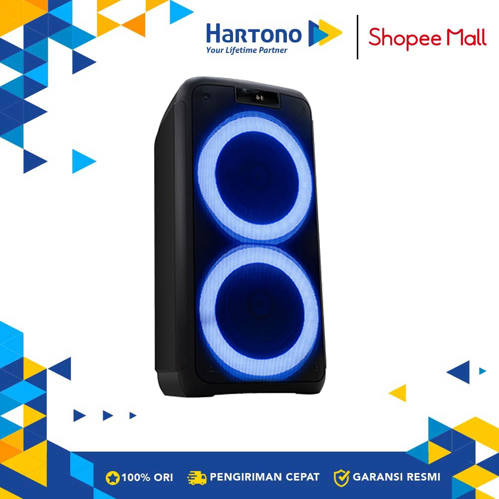 Jual Polytron Party Speaker Bluetooth Karaoke Portable Wireless PPS8L22 ...