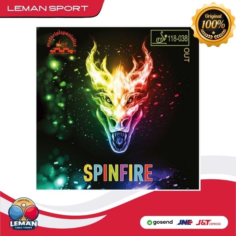 Jual Karet Bintik DM Spinfire (1.5/1.8/2.1) / Karet Bintik Bet Pingpong Tenis Meja | Shopee ...