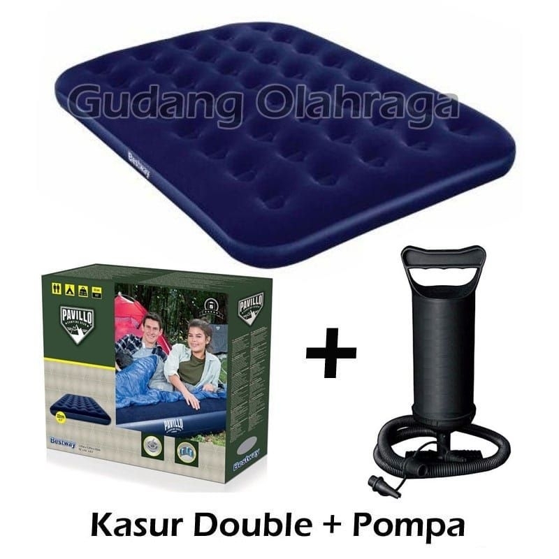 Jual Kasur angin pompa double 2 orang / Kasur Angin Double + Pompa ...