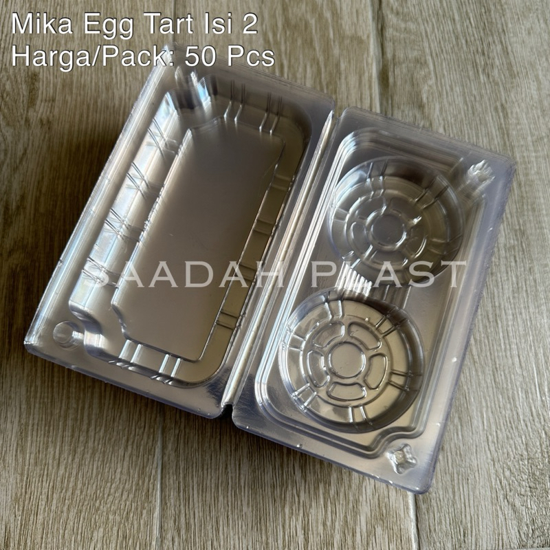 Jual AG Mika Egg Tart - Tray Donat Mini Kue Pie Susu Lubang 2 - Isi 50 ...