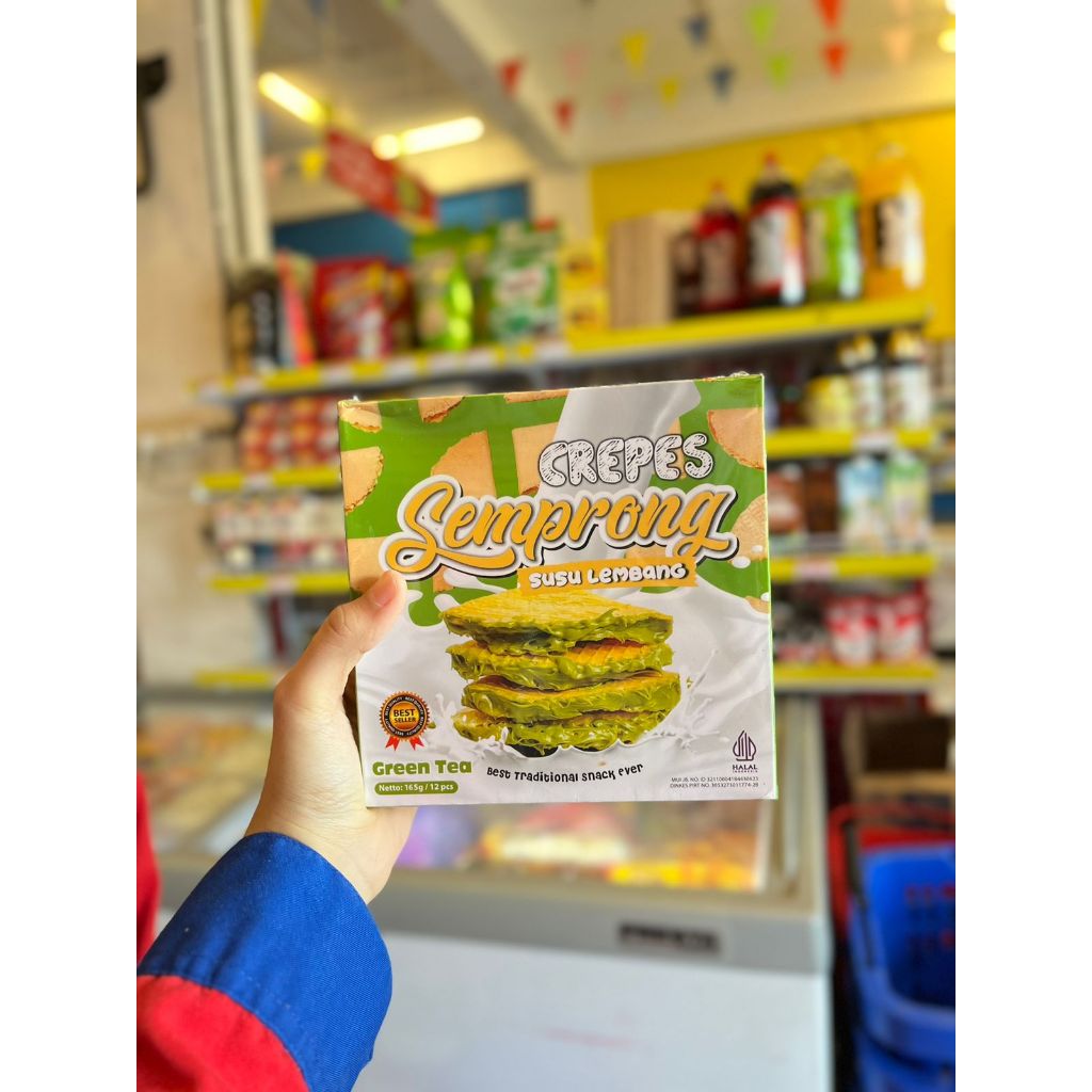 Jual CREPES Semprong Susu Lembang All Varian (12pcs) | Shopee Indonesia