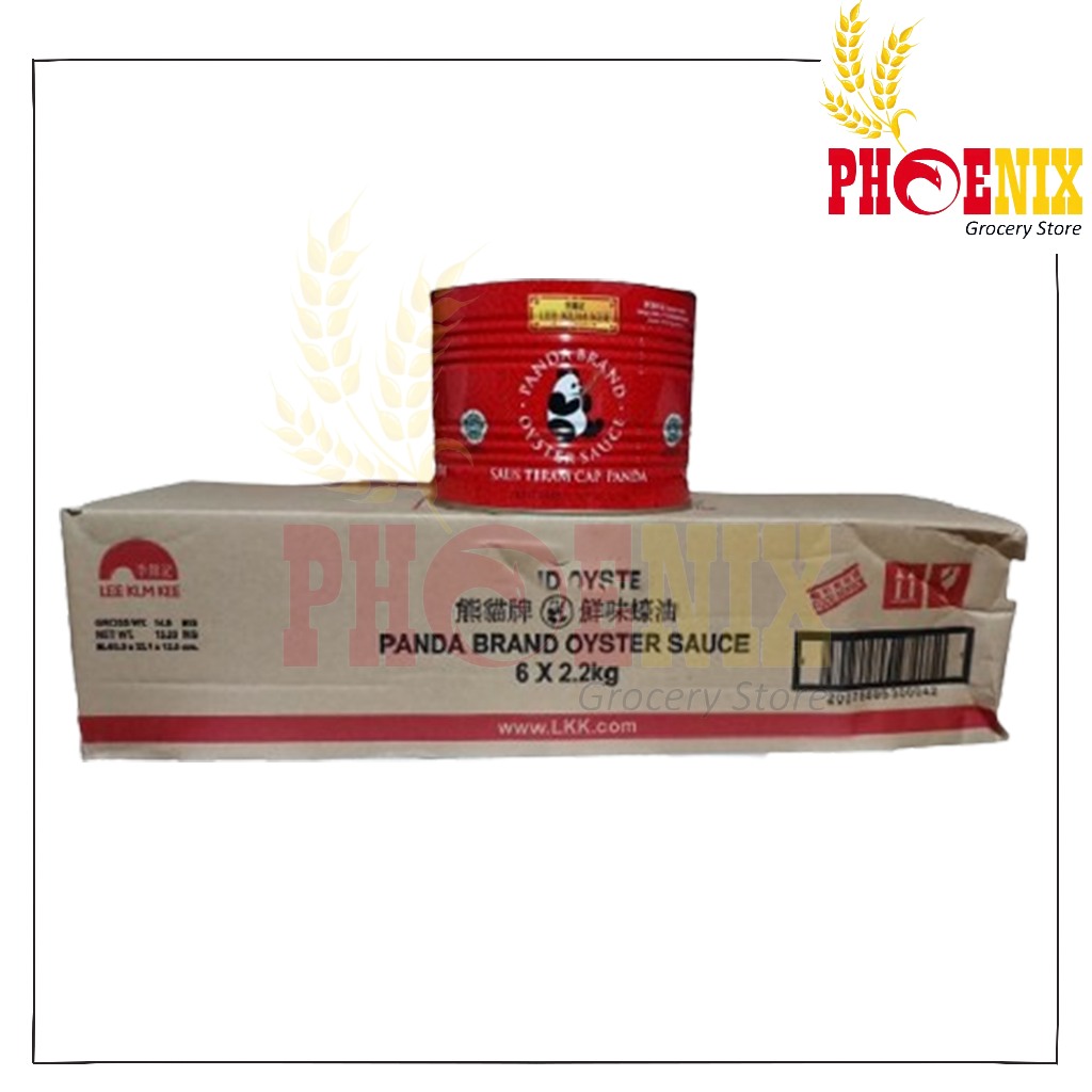 Jual Lee Kum Kee saus tiram cap panda 1 dus isi 6 kaleng @2.2 KG ...