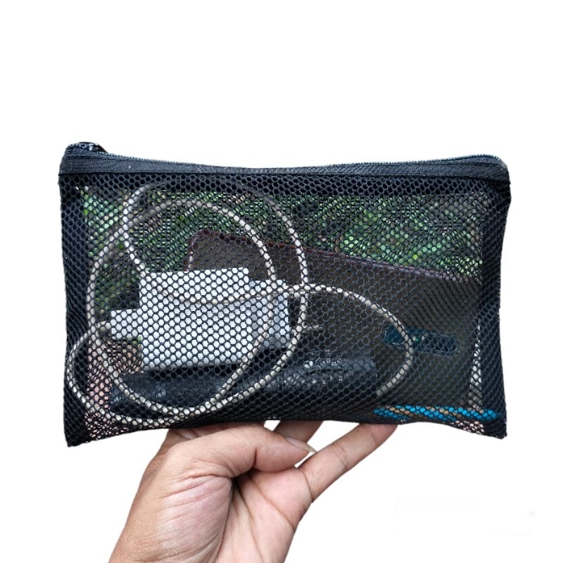 Jual Pouch Tas Jaring - Dompet Serbaguna Penyimpanan Handphone Kabel ...