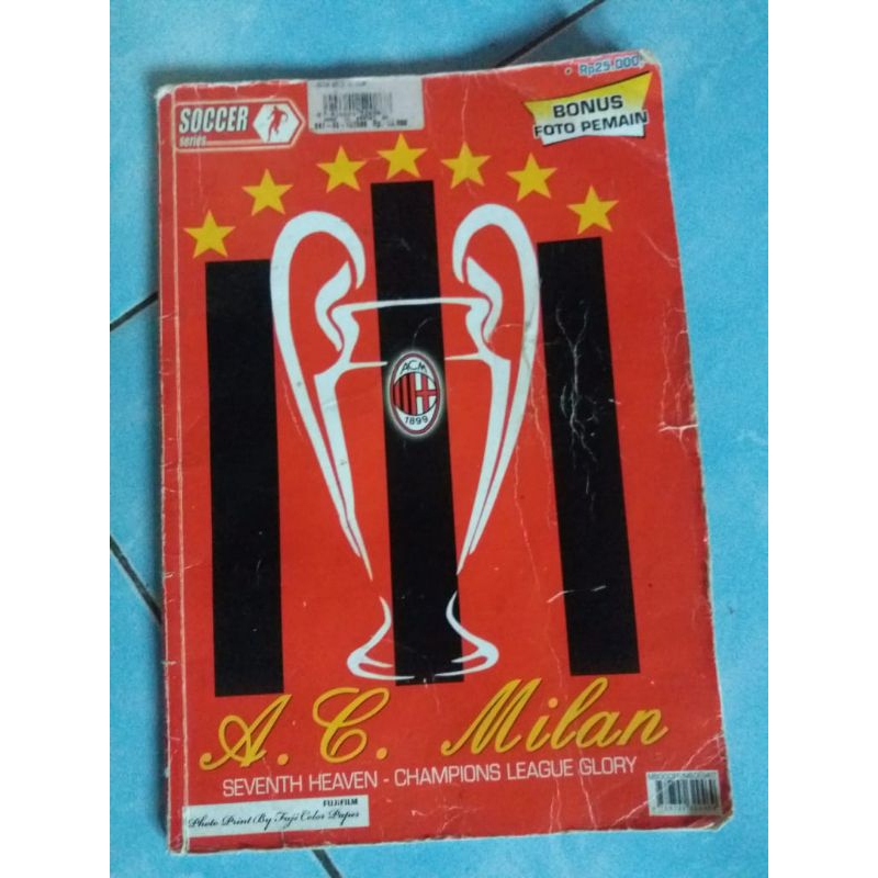 Jual MAJALAH AC MILAN CHAMPIONS LEAGUE GLORY | Shopee Indonesia