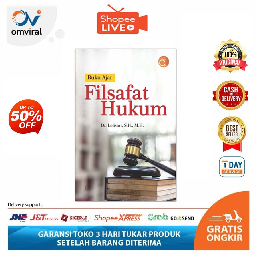 Jual OV30P - Buku Ajar Filsafat Hukum - Dr. Lelisari, S.H., M.H. Penerbit Buku Deepublish Store ...