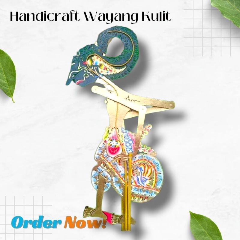 Jual Wayang Kulit ASLI Janaka/Janoko/Arjuna Bahan Kulit Sapi Kualitas ...