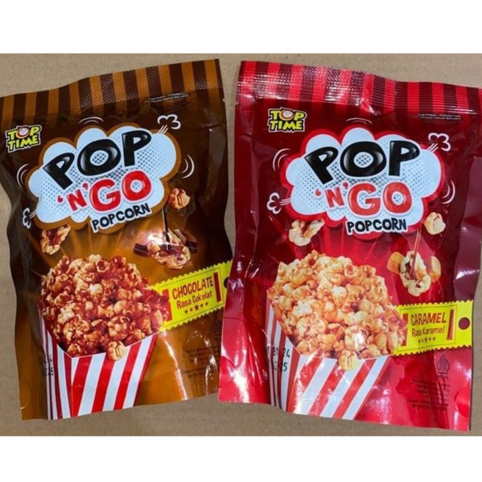 Jual Pop n Go Top Time PopCorn Pouch 20 gram Cemilan Enak Murah ...