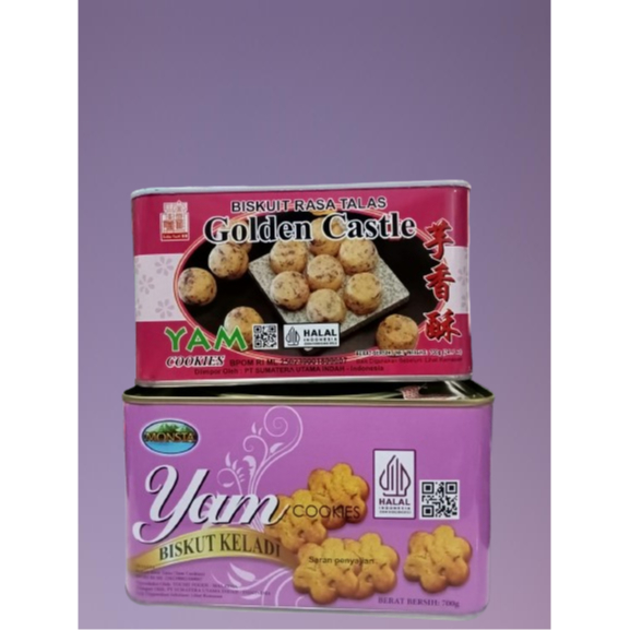 Jual Yam Cookies Halal Biskut Keladi Golden Castle Biskuit Kukis Rasa ...