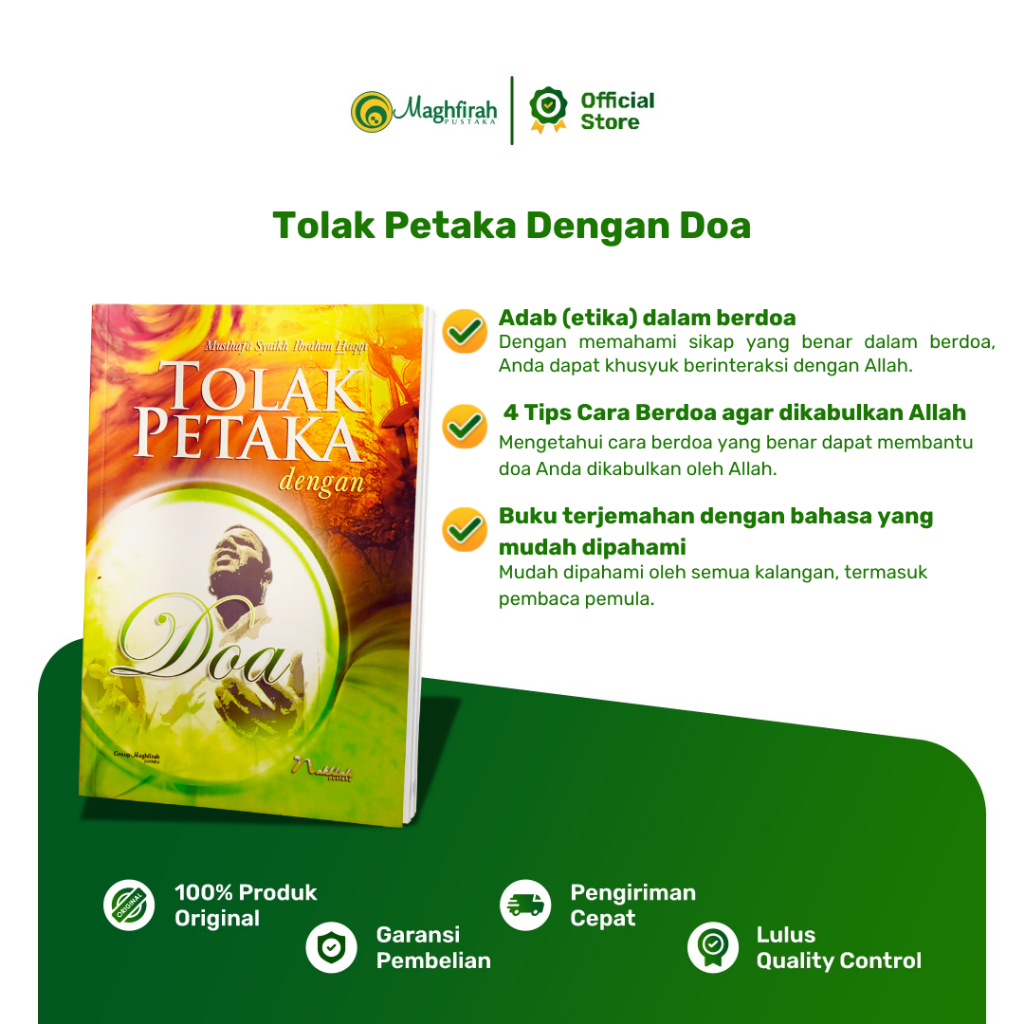 Jual Maghfirah Pustaka Tolak Petaka dengan Doa Buku Motivasi Self ...