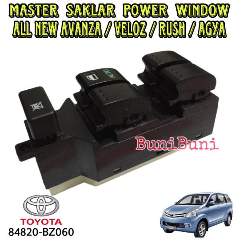 Jual SAKLAR POWER WINDOW MASTER ALL NEW AVANZA / Switch Tombol Pusat ...
