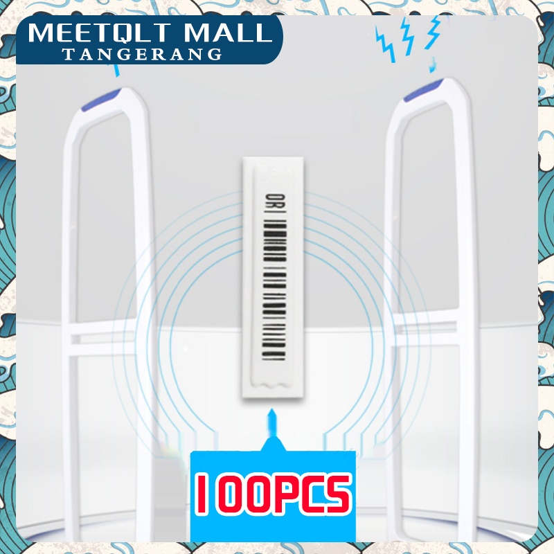 Jual Label Alarm Sensor 100pcs-Label Alarm For Security Sensor-Label ...