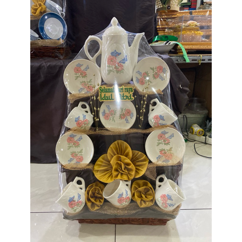 Jual parcel tea set napoleon/parcel teko/parcel cangkir/parcel piring ...