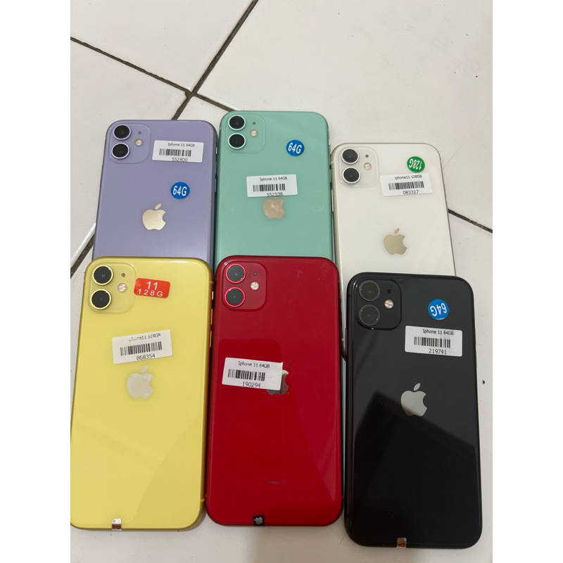 Jual Iphone 11 64Gb / 128Gb / 256Gb Second Mulus Fullset | Shopee Indonesia