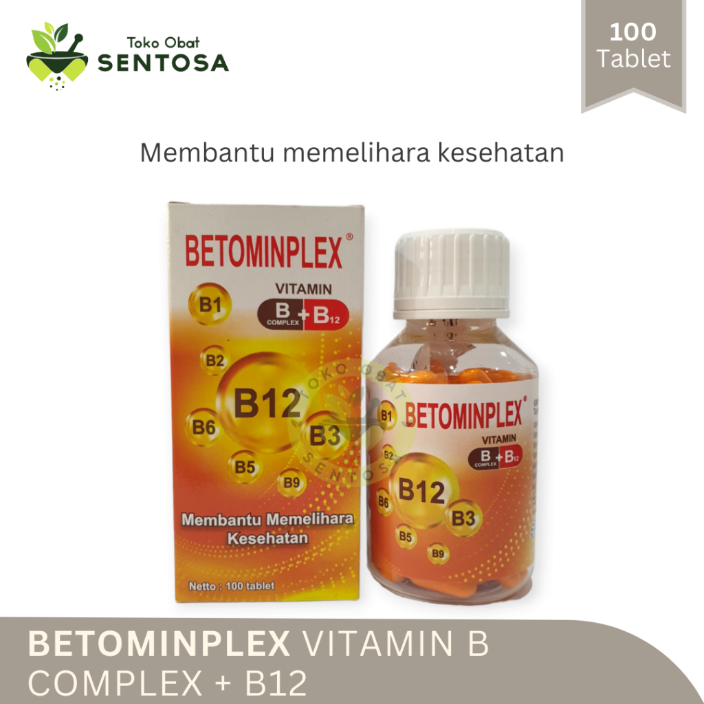Jual Betominplex Vitamin B Complex + B12 | Shopee Indonesia