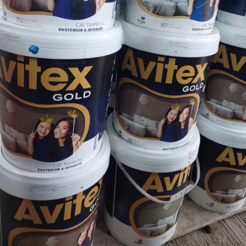 Jual AVITEX GOLD CAT TEMBOK INTERIOR & EXTERIOR 25 KG AVIAN | Shopee Indonesia