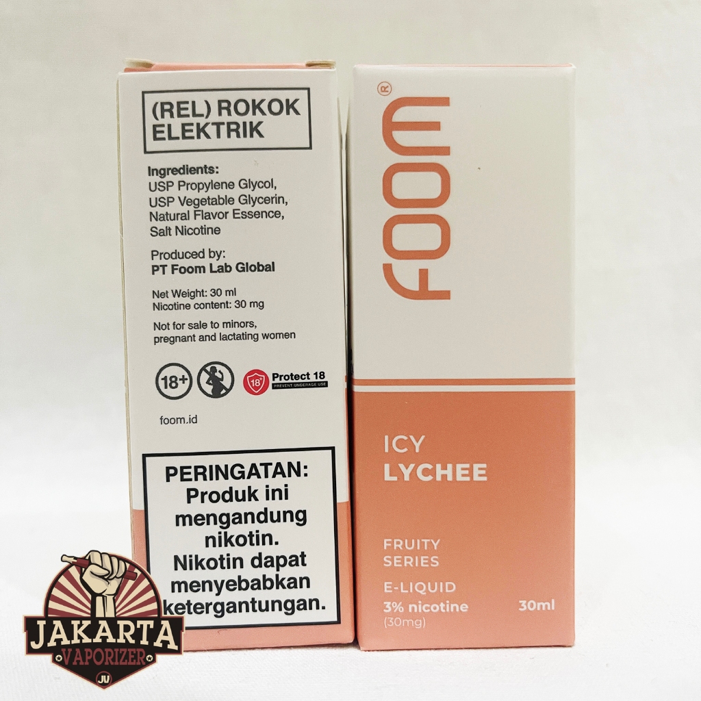 Jual [SALT] FOOM ICY LYCHEE SALTNIC 30ML 30MG BY FOOM | Shopee Indonesia