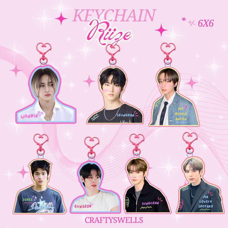 Jual KEYCHAIN RIIZE | KEYCHAIN KPOP | Shopee Indonesia