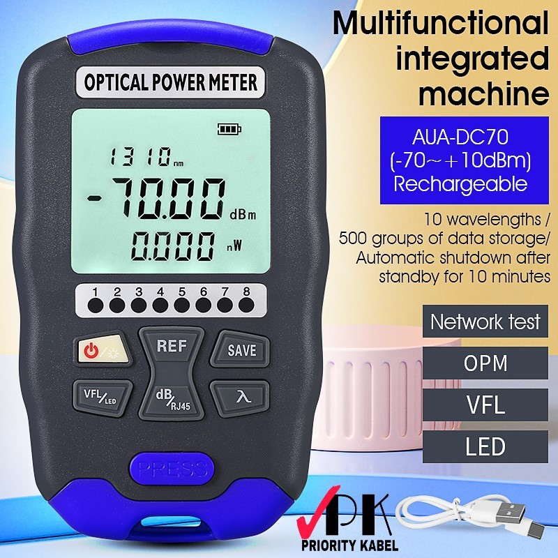 Jual Novker Mini OPM 3 in 1 OPTICAL POWER METER OPM VFL RJ45 LAN ...