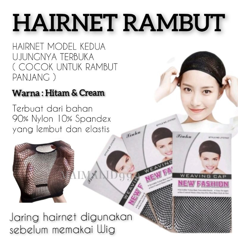 Jual MAIMAI Wigcap Harnet Jaring Rambut / Wig Cap Hair net jaring ...