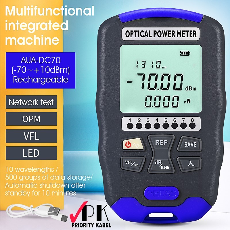 Jual OPM 3 in 1 OPM VFL Network Cable Test 3 in 1 Optical Power Meter ...