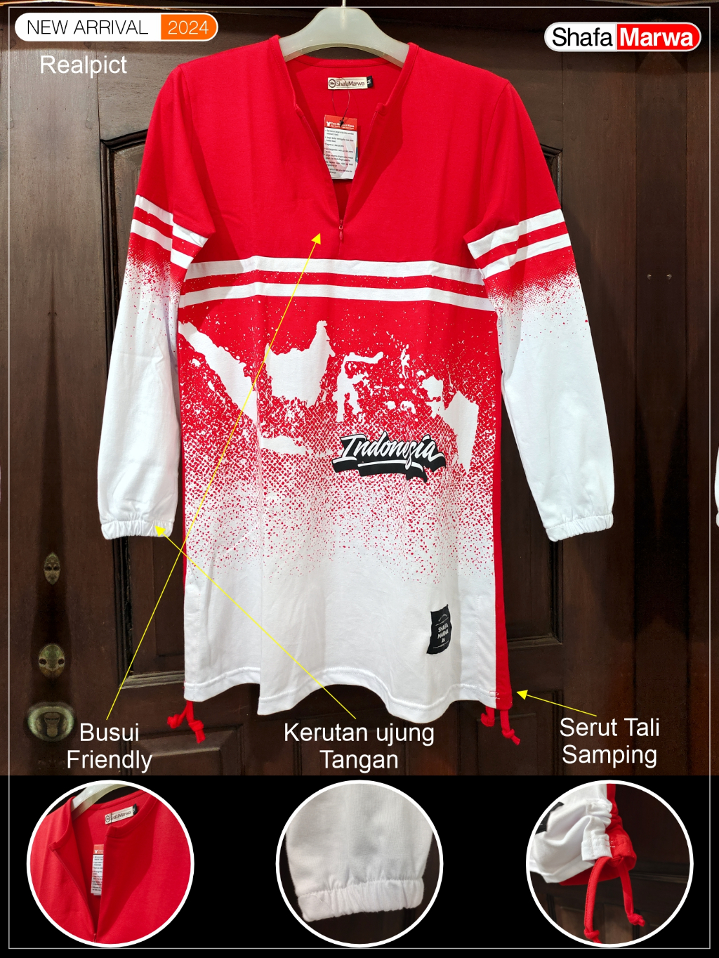 Jual Shafamarwa Baju Merah Putih Agustusan - Kaos Seragam Couple Edisi Kemerdekaan 17 Agustus ...