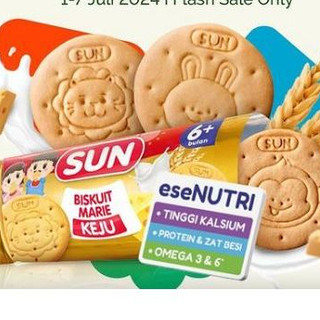 Jual SUN BISCUIT MARIE KEJU 80G | BISKUIT MARIE BAYI - ANAK RASA KEJU ...