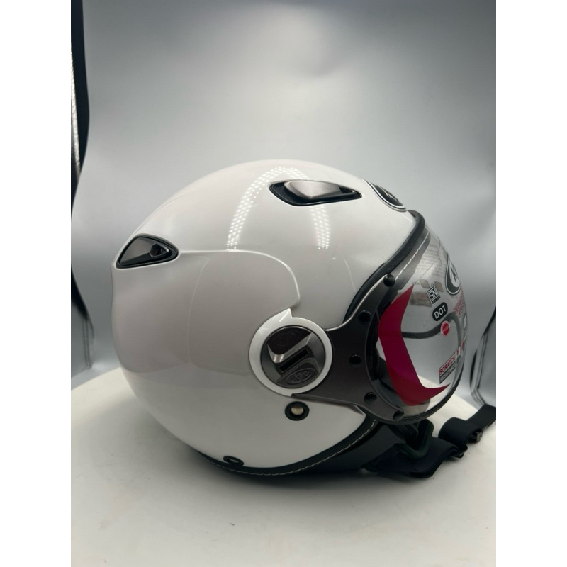 Jual HELM KYT/ OBRAL JUAL RUGI HELM KYT ELSICO SOLID WHITE HELM MODEL ...