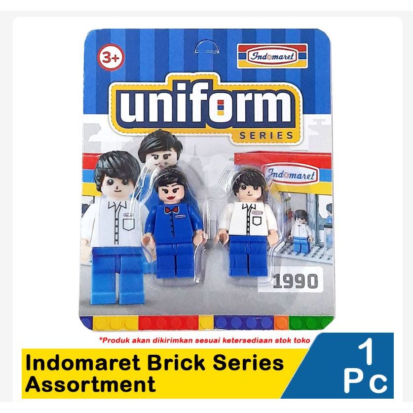 Jual Wiki Indomaret Uniform Brick Series Assortment (VARIAN RANDOM) | Shopee Indonesia