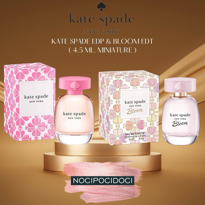 Jual Kate Spade New York Eau De Parfum & Bloom EDT ( 4,5 mL, Miniature ...