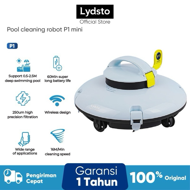 Jual Lydsto P1 MINI Robotic Pool Cleaner Robot Vacuum Swimming Kolam Renang | Shopee Indonesia