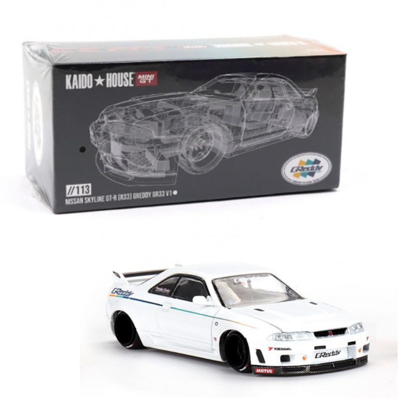 Jual Mini GT Nissan Skyline GT-R (R33) Greddy GR33 V1 Kaido | Shopee ...