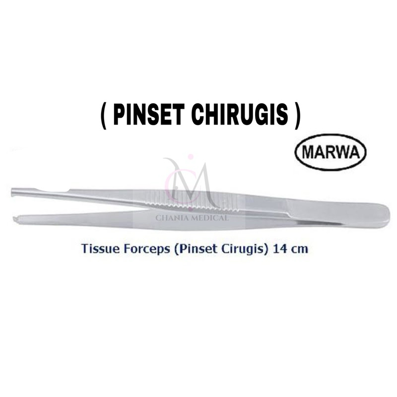 Jual Pinset Chirugis - Forceps tissue forceps 14cm | Pinset Anatomi ...