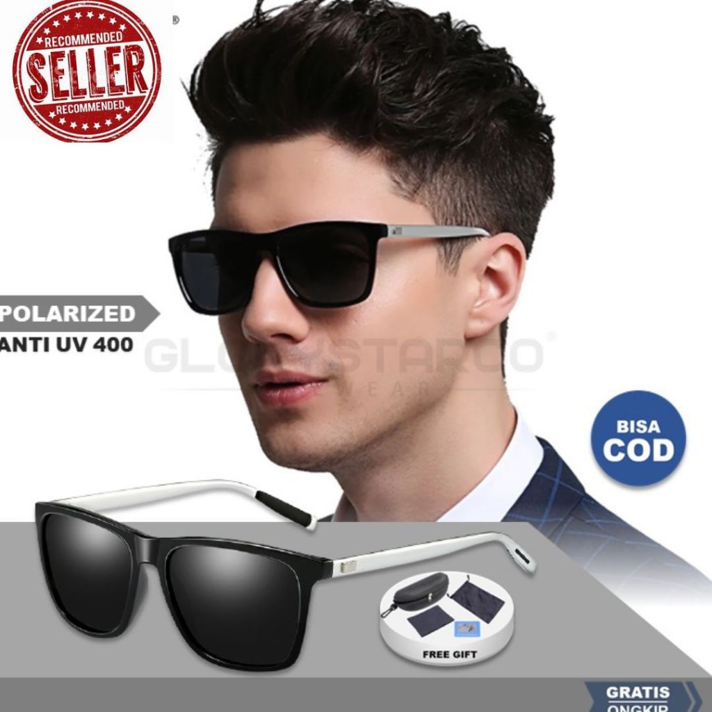 Jual Kacamata Polarized Original Anti Silau Siang Malam Pria Wanita Anti UV Trendy | Shopee ...