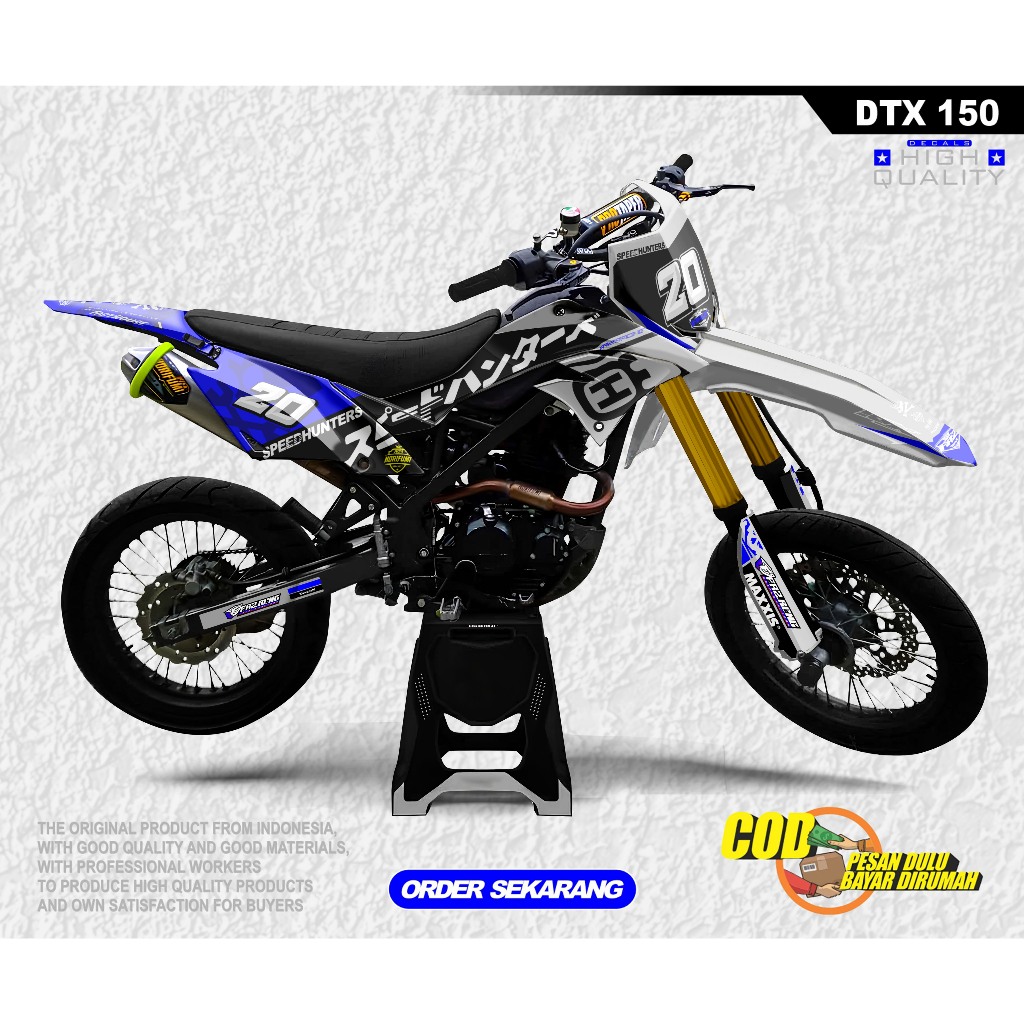 Jual DECAL STIKER KLX DTRACKER KLX S/OLD FULL BODY CUSTOM MOTIF ...