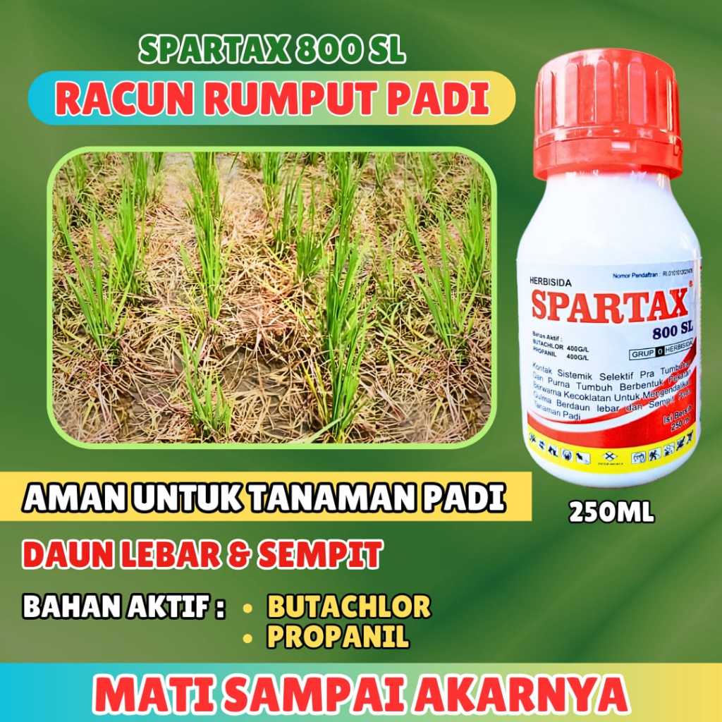 Jual Spartax Herbisida Racun Rumput Padi 250ml | Shopee Indonesia