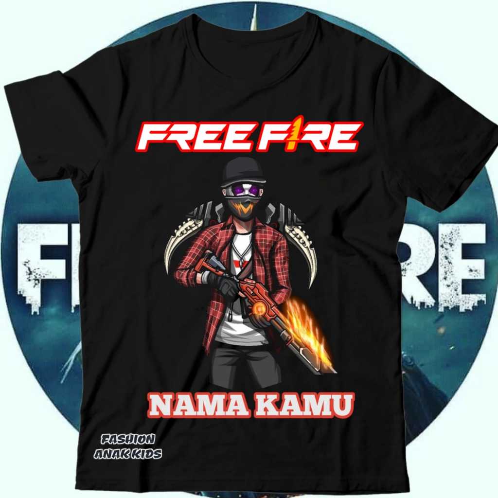 Jual (BISA COD) KAOS BAJU ANAK FF FREE FIRE VERSI CHAR SG SULTAN TSHIRT ...