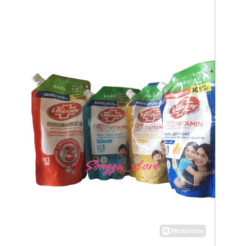 Jual Lifebuoy bodywash pouch 400ml/450ml | Shopee Indonesia